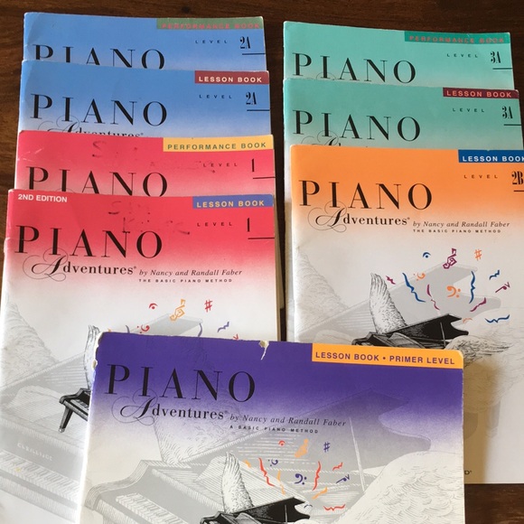 Faber Piano | Other | Piano Adventures Lesson Performance Used Books ...